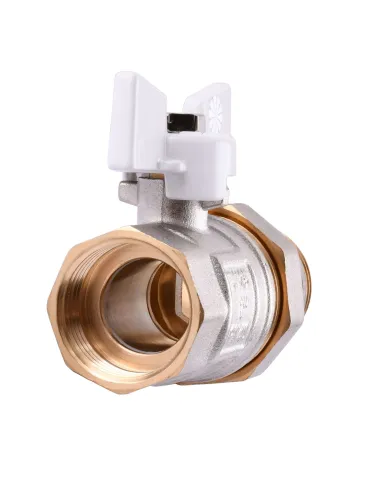 Кран шаровой прямой с американкой Quality Professional Q003 PN 40 НВ 1 ...